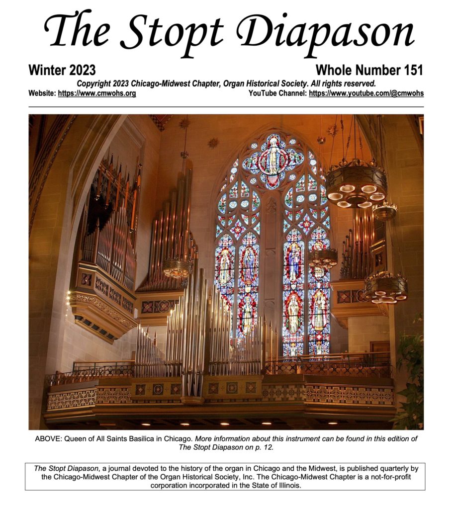 The Stopt Diapason | The Chicago-Midwest Chapter of The Organ ...